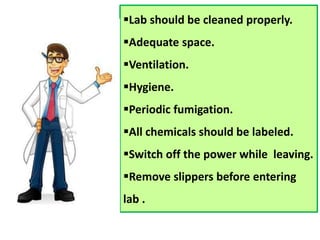 Good lab practices | PPTX