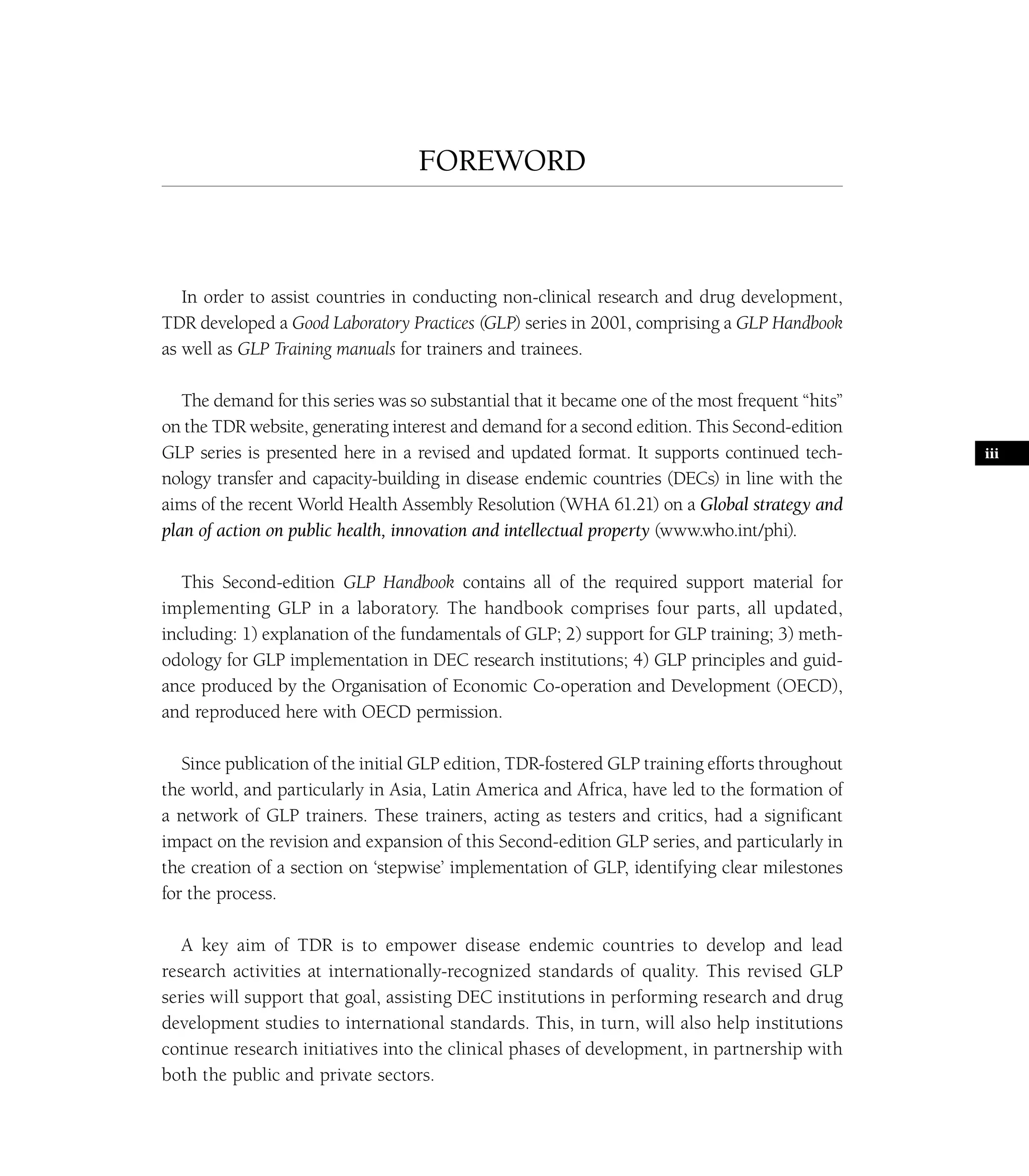 Good Laboratory Practice Handbook | PDF