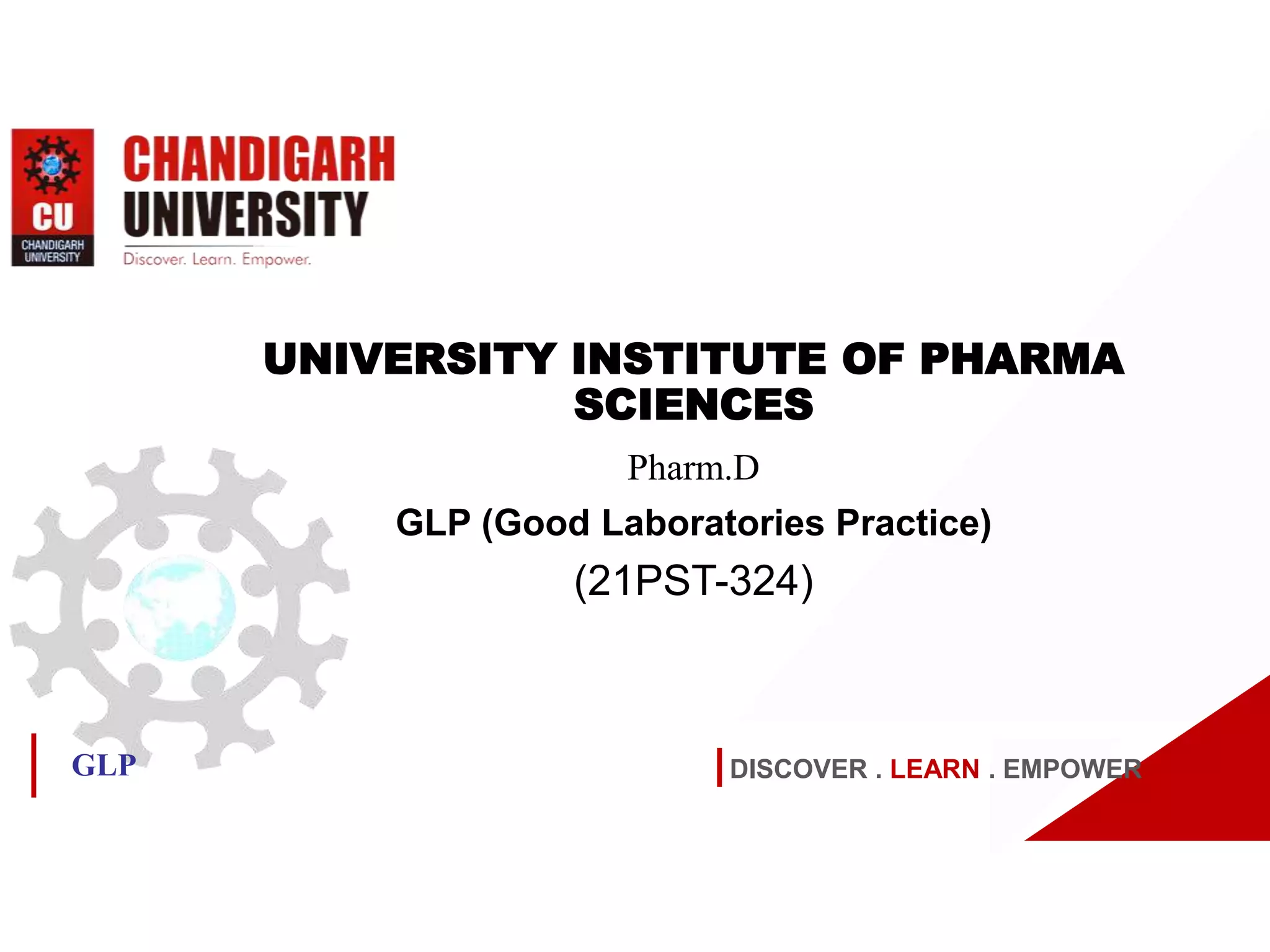 GLP (Good Laboratories Practice) | PPT