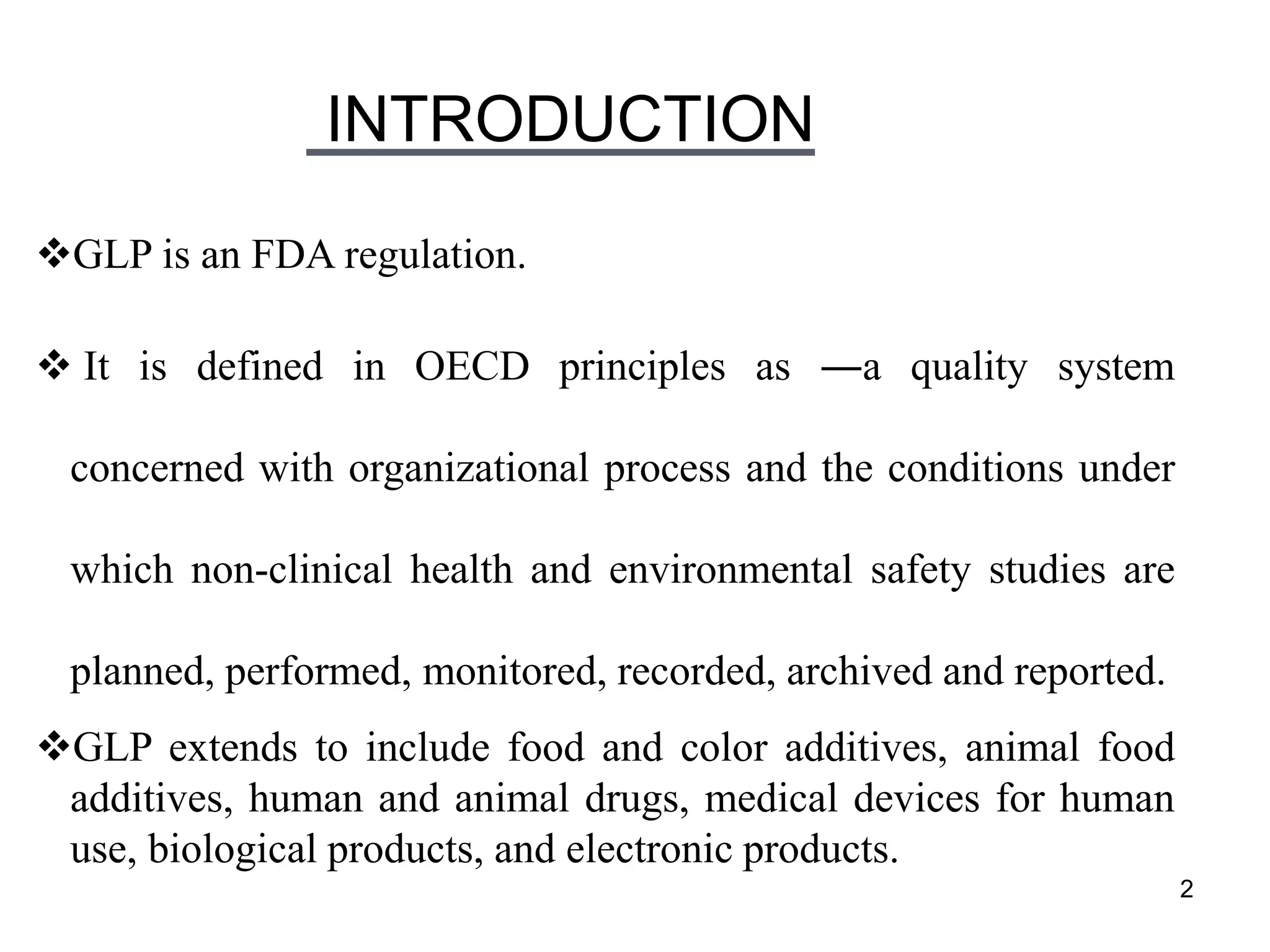 GLP (Good Laboratories Practice) | PPT