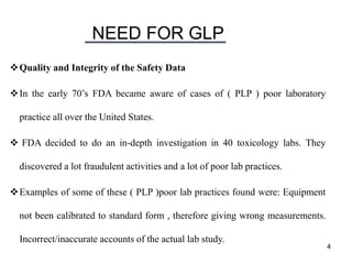 GLP (Good Laboratories Practice) | PPT