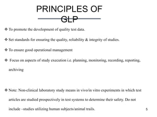 GLP (Good Laboratories Practice) | PPT