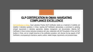 GLP Certification in Oman.pptx