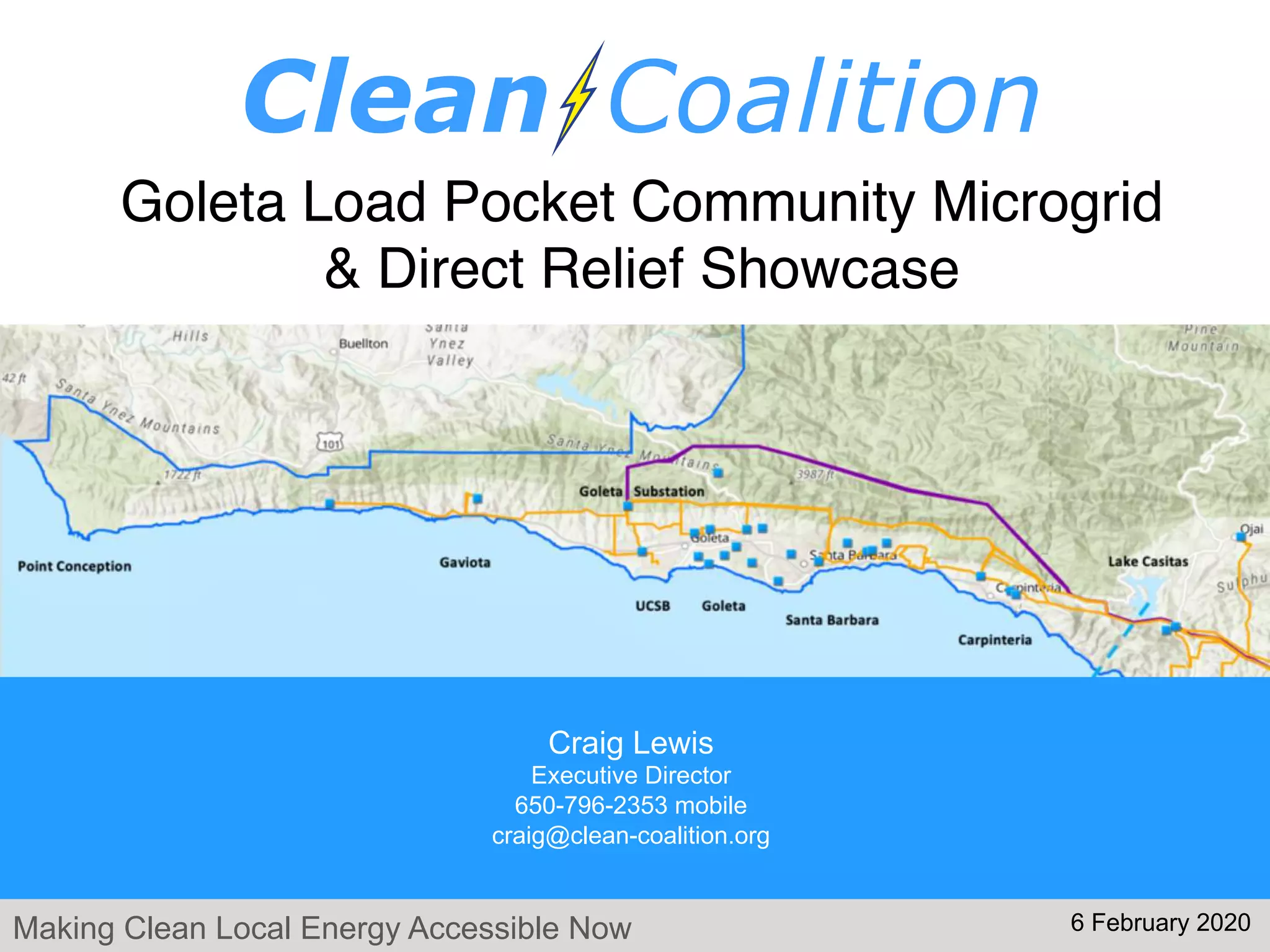 Goleta Load Pocket Community (GLPCM) Microgrid & Direct Relief Showcase ...