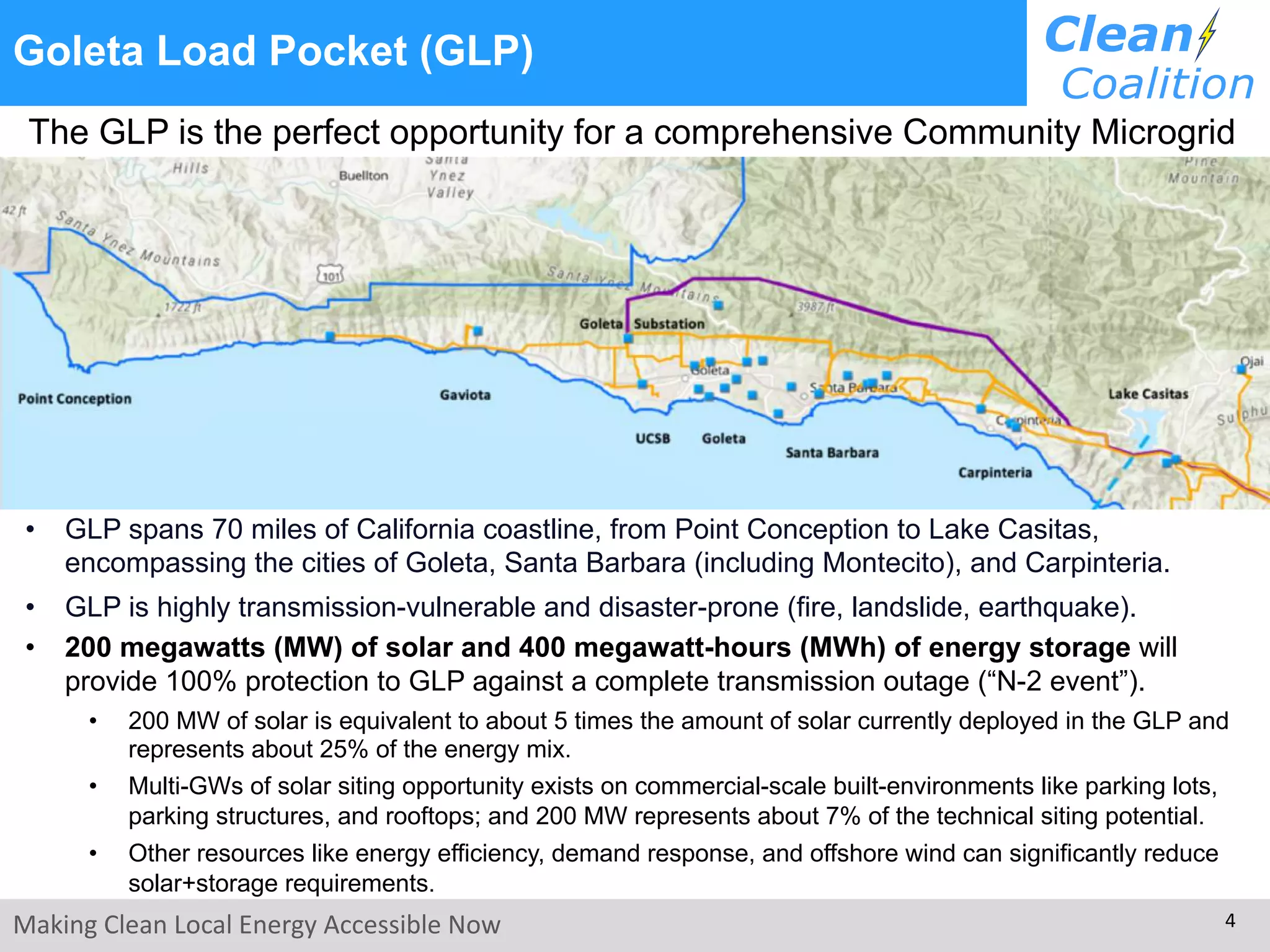 Goleta Load Pocket Community Microgrid: Renewables-driven Resilience ...