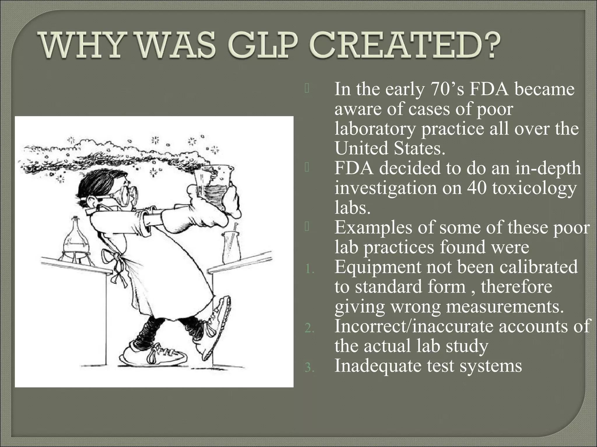 Good Laboratory Practice(GLP) by Kashikant Yadav | PPT