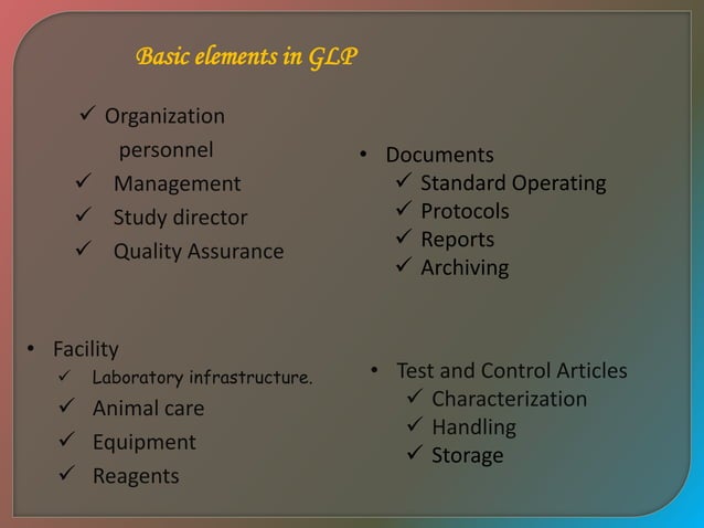 Glp guidelines in_qc_laboratory_as_per_ich | PPTX