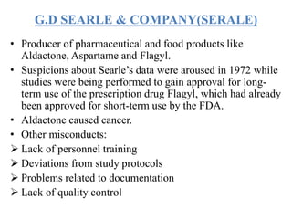 GOOD LABORATORY PRACTICES history | PPTX