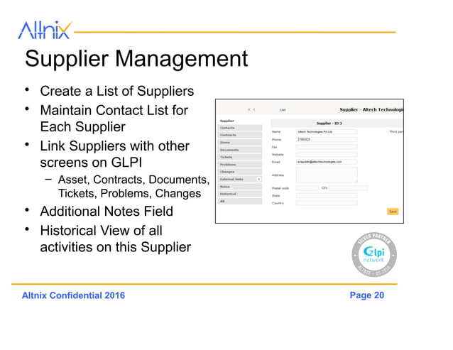Open Source GLPi Network Asset Management and ITSM | PPTX