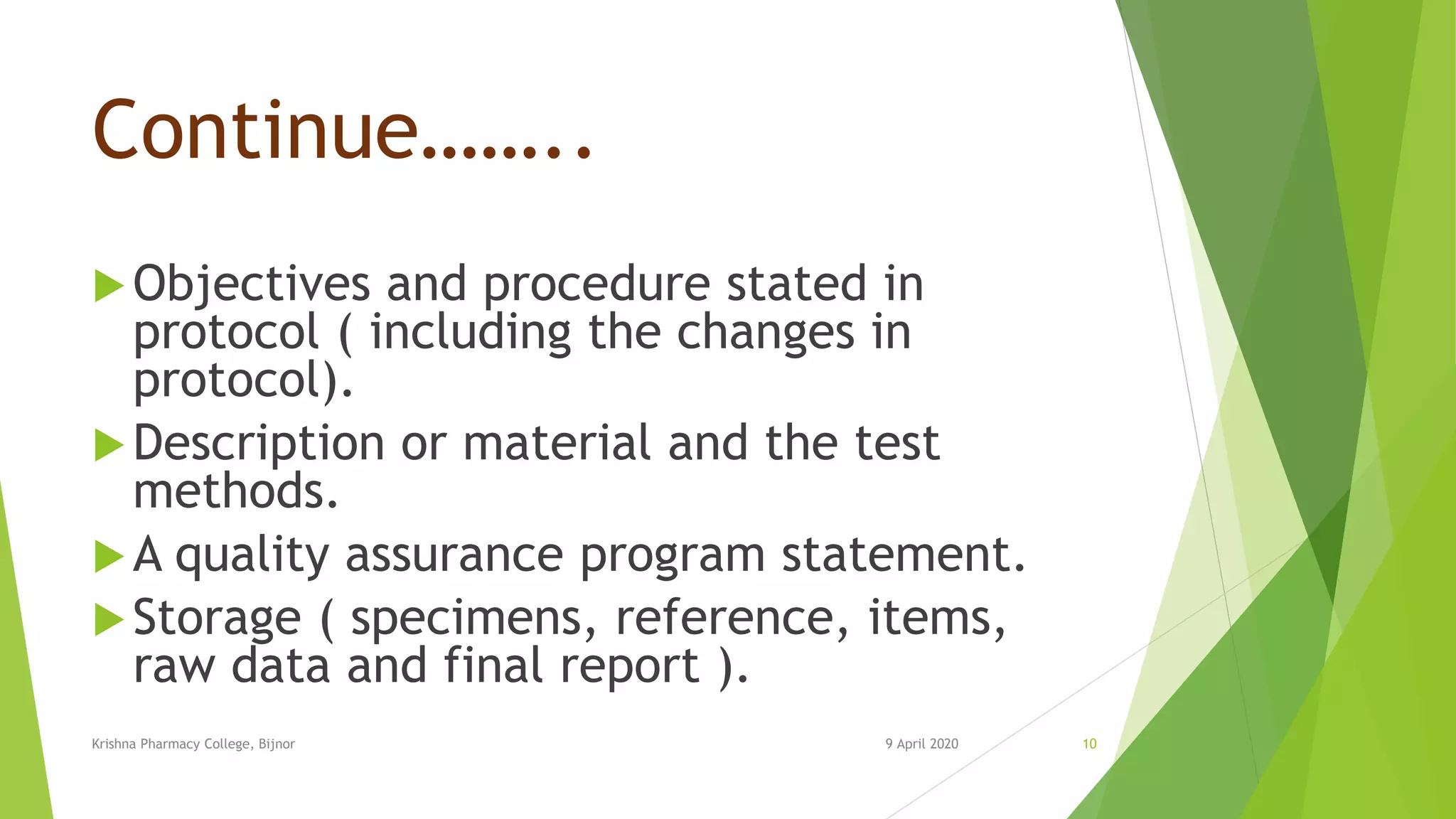 Good Laboratory Practices | PPTX