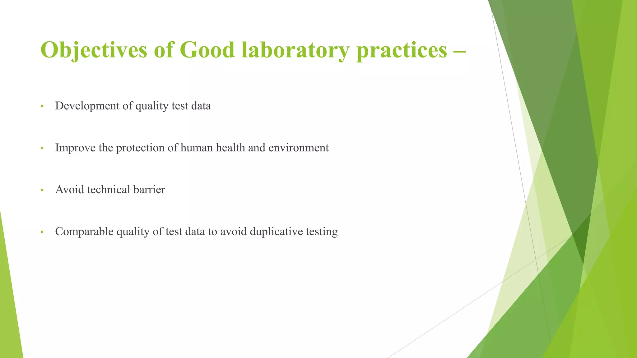 Good Laboratory Practice ppt | PPTX