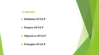 Good Laboratory Practice ppt | PPTX