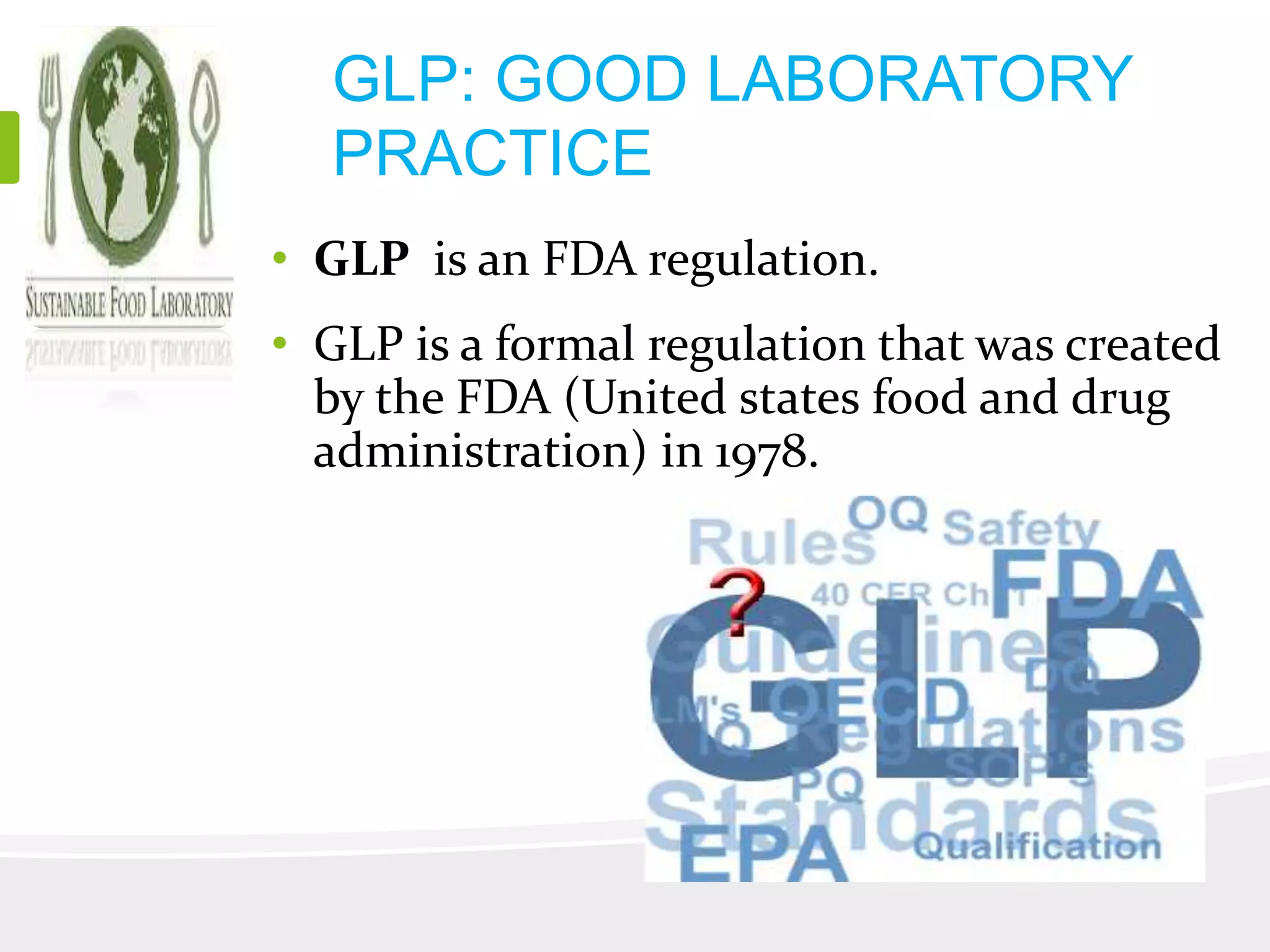 Good Laboratory Practices ppt | PPTX