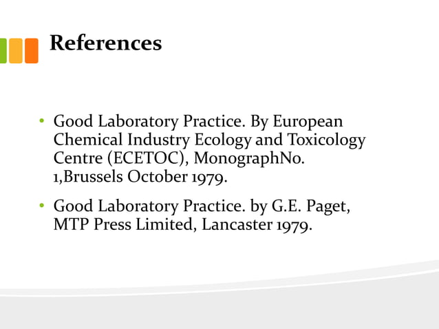 Good Laboratory Practices ppt | PPTX