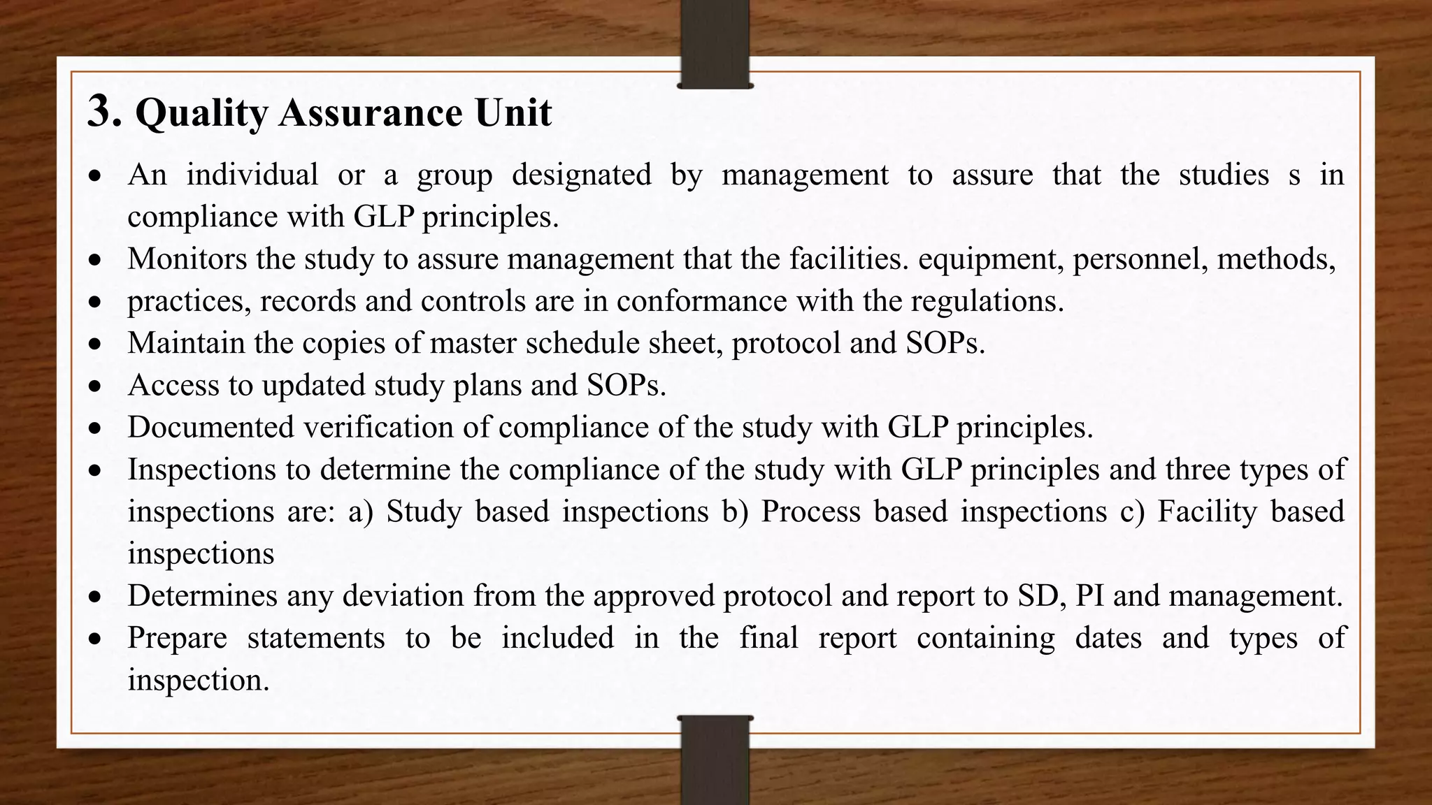 Good Laboratory Practice (GLP) | PPTX