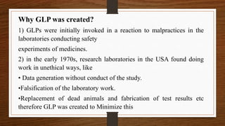 Good Laboratory Practice (GLP) | PPTX