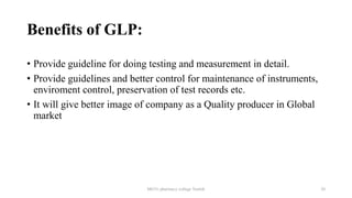 Good Laboratory Practice. Quality Control and quality Assurance | PPTX