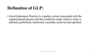 Good Laboratory Practice. Quality Control and quality Assurance | PPTX