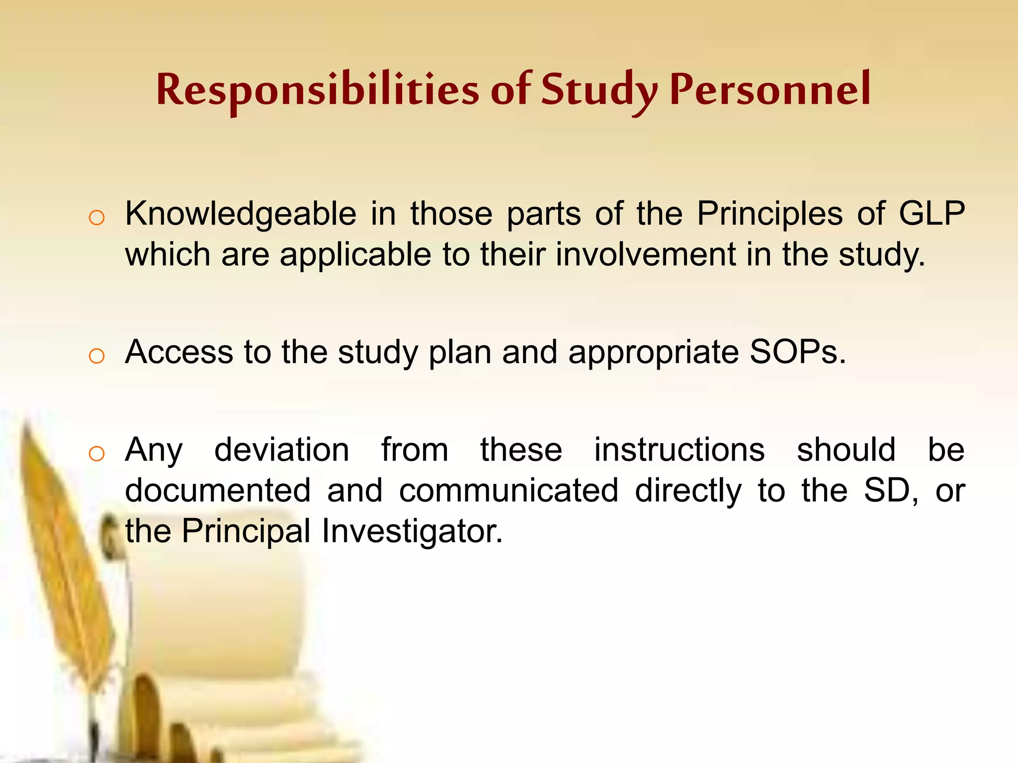 GLP and Schedule 1 | PPTX