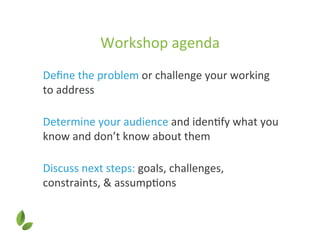 GLS 2014: WEx Design Jam - a foundation for work with impact | PPT