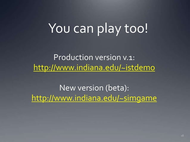 Assessment of Strategies in the Diffusion Simulation Game | PPTX