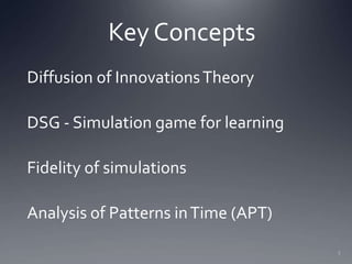 Assessment of Strategies in the Diffusion Simulation Game | PPTX