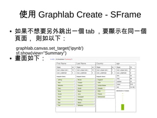 Graphlab Create使用說明，以SFrame為例 | ODP