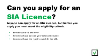 A Guide to your Career in Security | Get Licensed | PPT