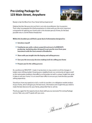 Gls pre listingpresentation_sample | PDF