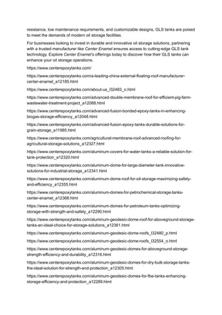 GLS Tanks for Oil Storage_ Efficiency and Durability.docx