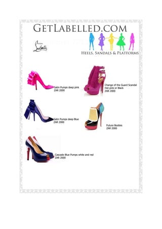Get Labelled. Summer Catalogue: Christian Louboutin shoes | PDF
