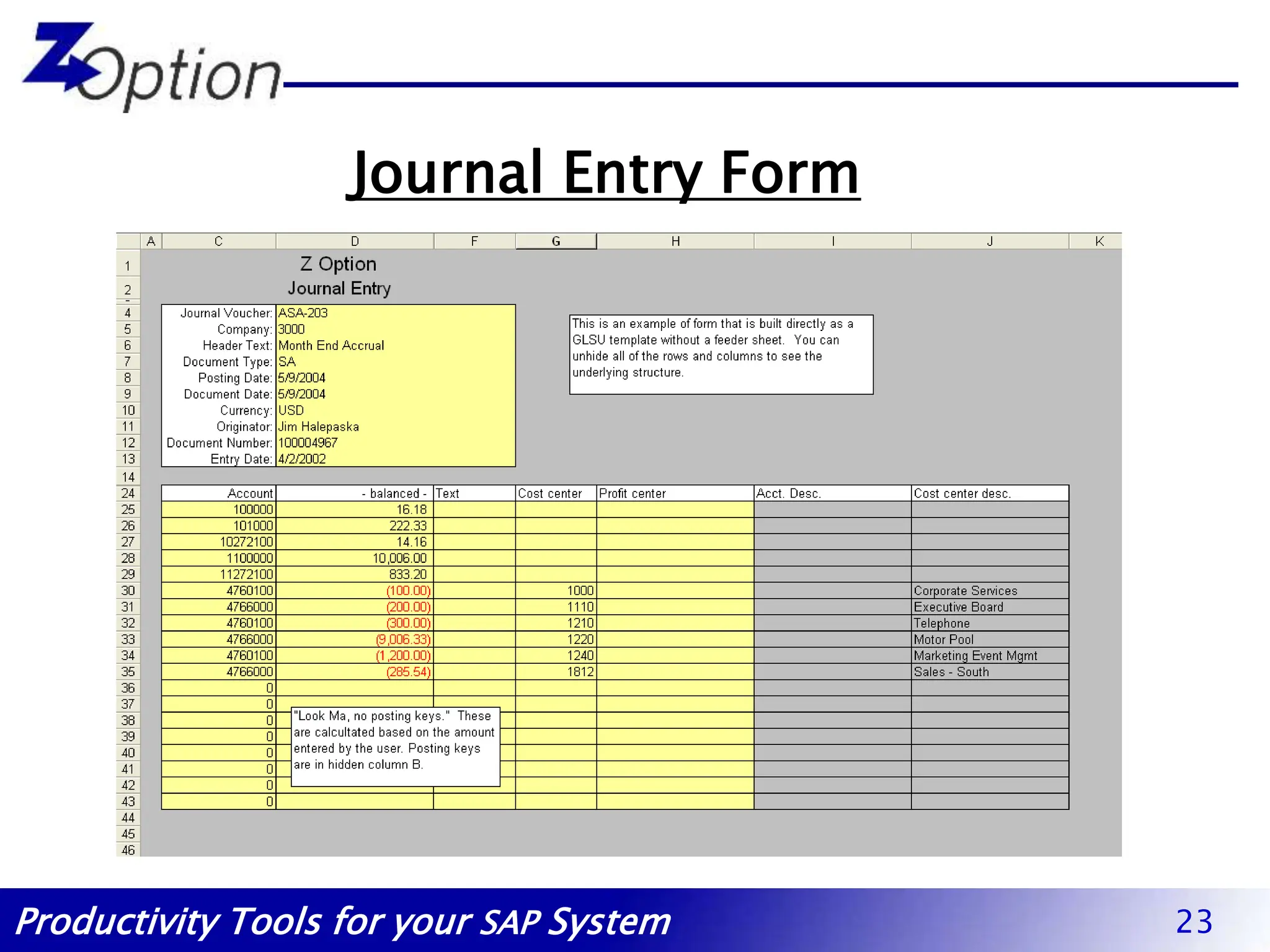 SAP presentation for GLU_used in demos.ppt