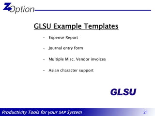 SAP presentation for GLU_used in demos.ppt