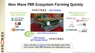 glTF Overview Japan Virtual Open House Feb 2021 | PPT