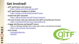 glTF Overview Japan Virtual Open House Feb 2021 | PPT