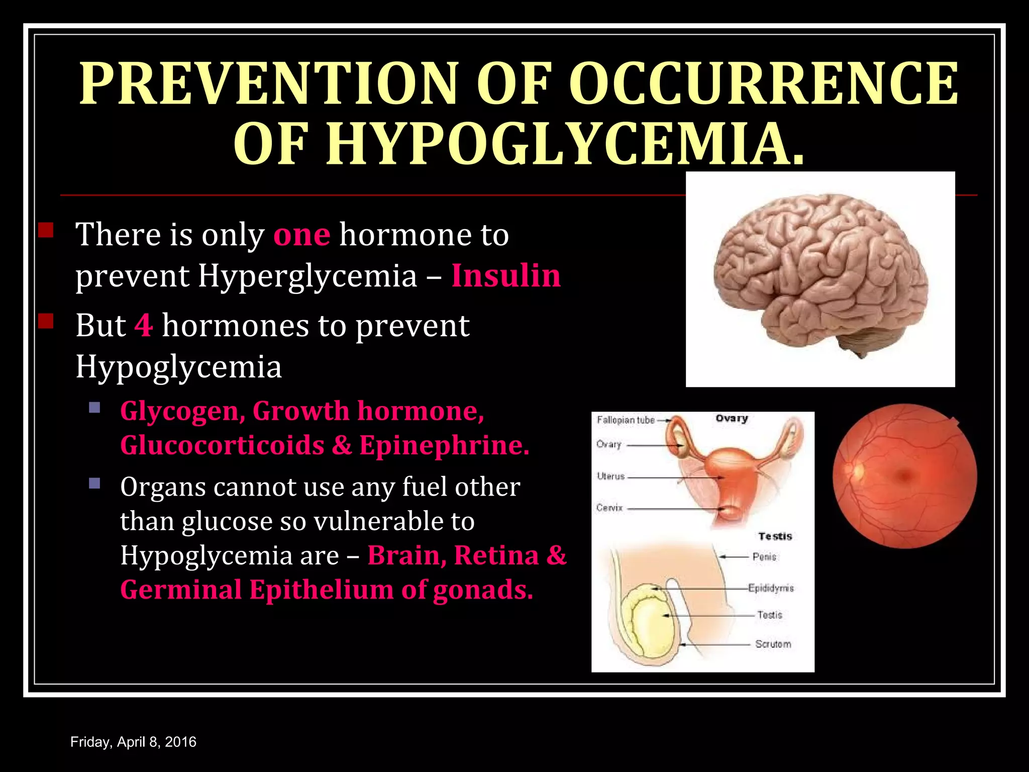 Glucagon - REGULATION OF BLOOD GLUCOSE | PPT