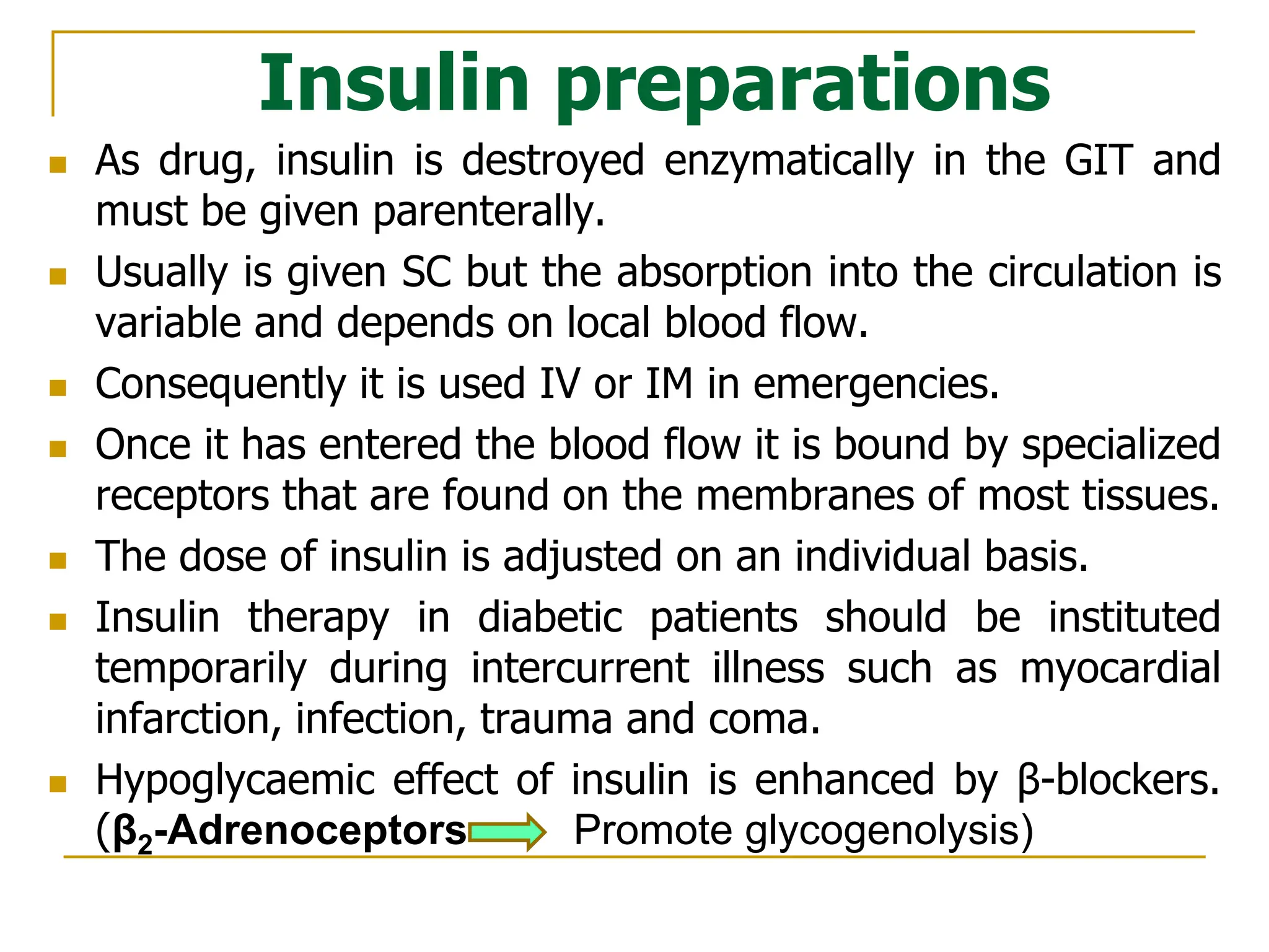 Kampala international university Glucagon, insulin & oral hypoglycemic ...