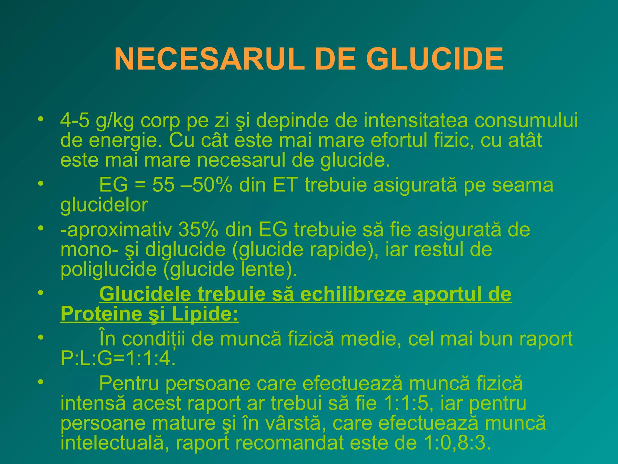 Glucidele | ODP