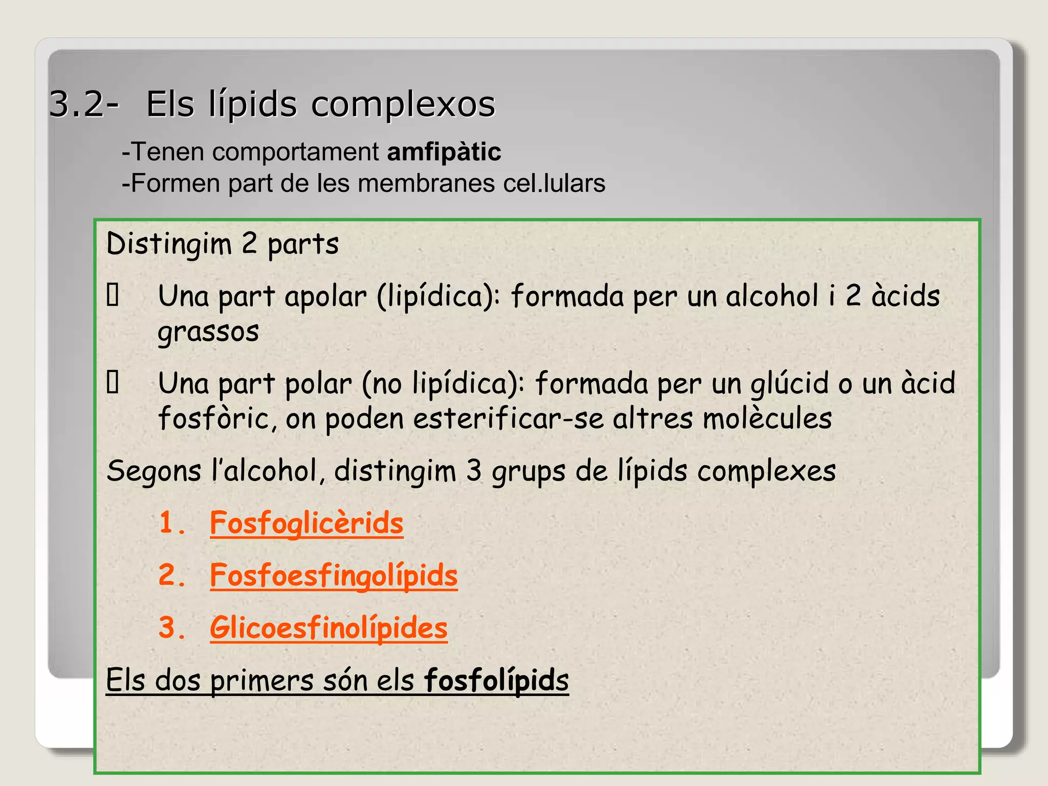 Glucids i lipids ppt | PPTX