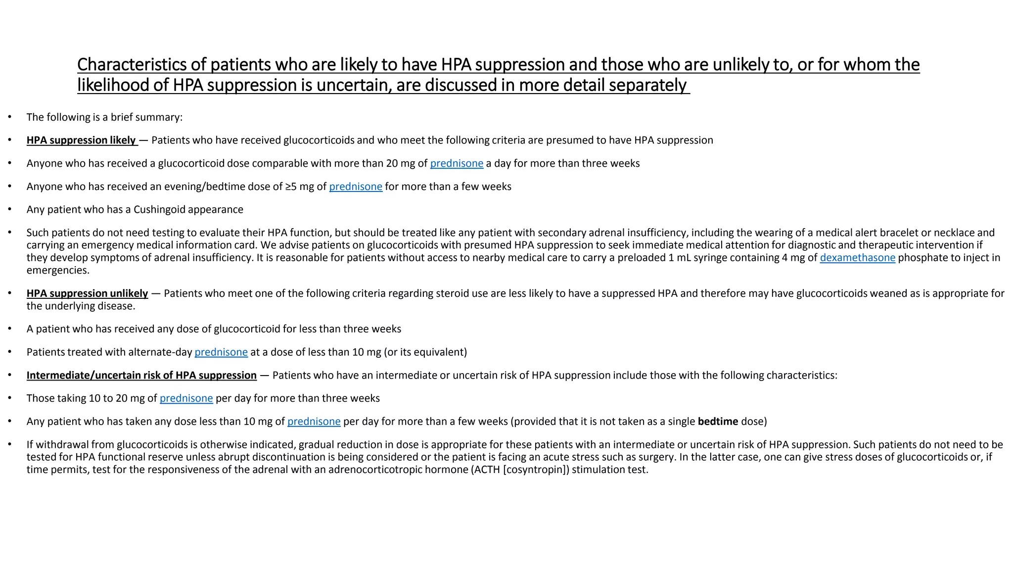 Tapering of Glucocorticoids Therapy | PPTX