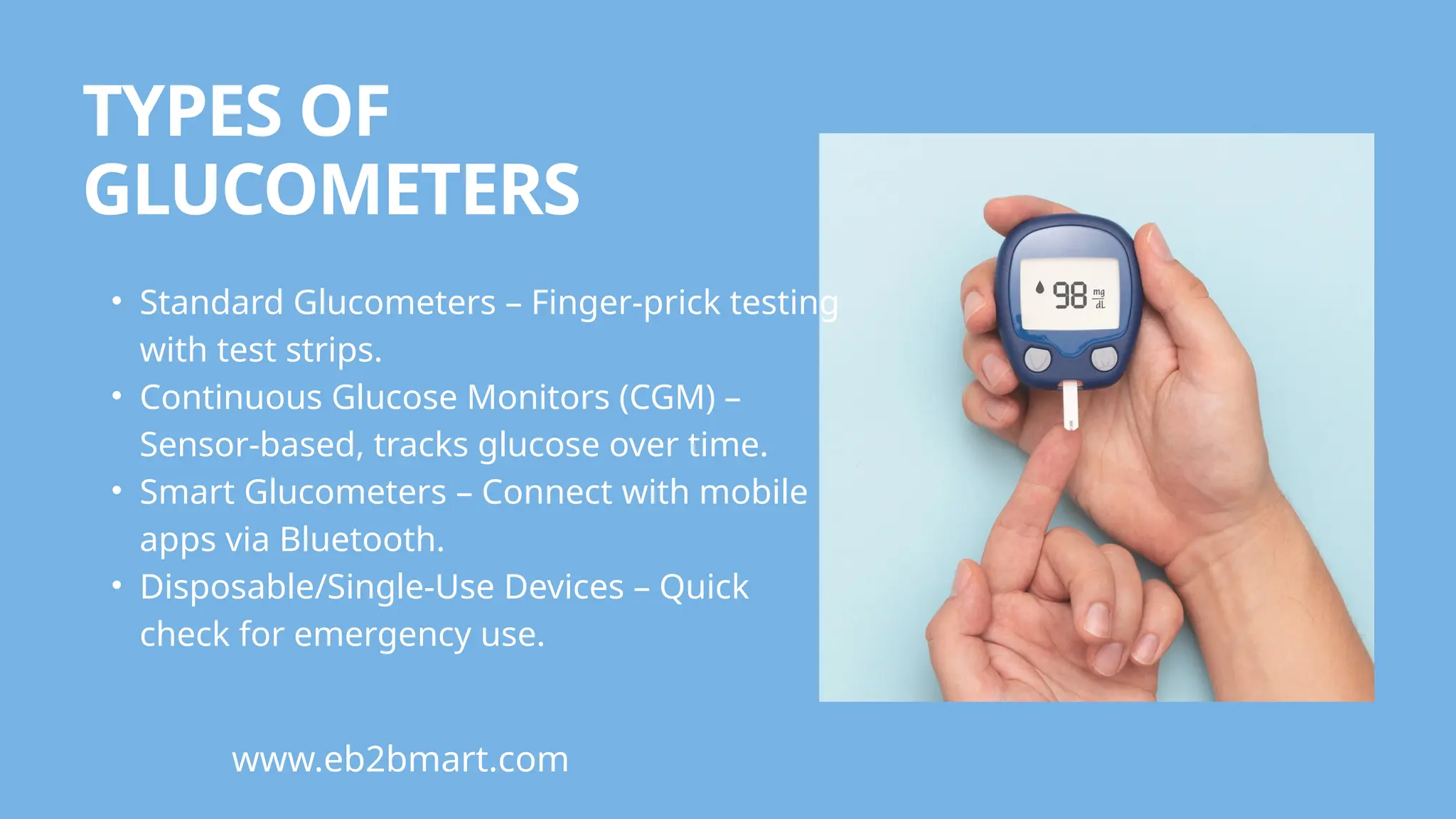Top Glucometer Manufacturers | Accurate Blood Glucose Monitoring ...