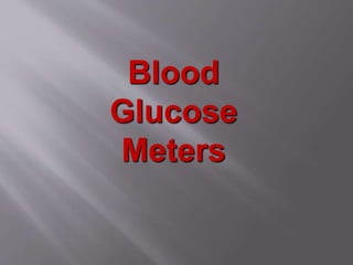 Glucometry ppt | PPTX