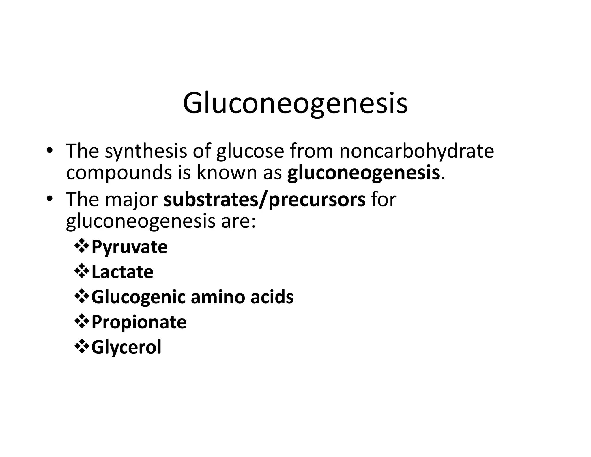 Gluconeogenesis | PDF