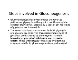 Gluconeogenesis | PDF