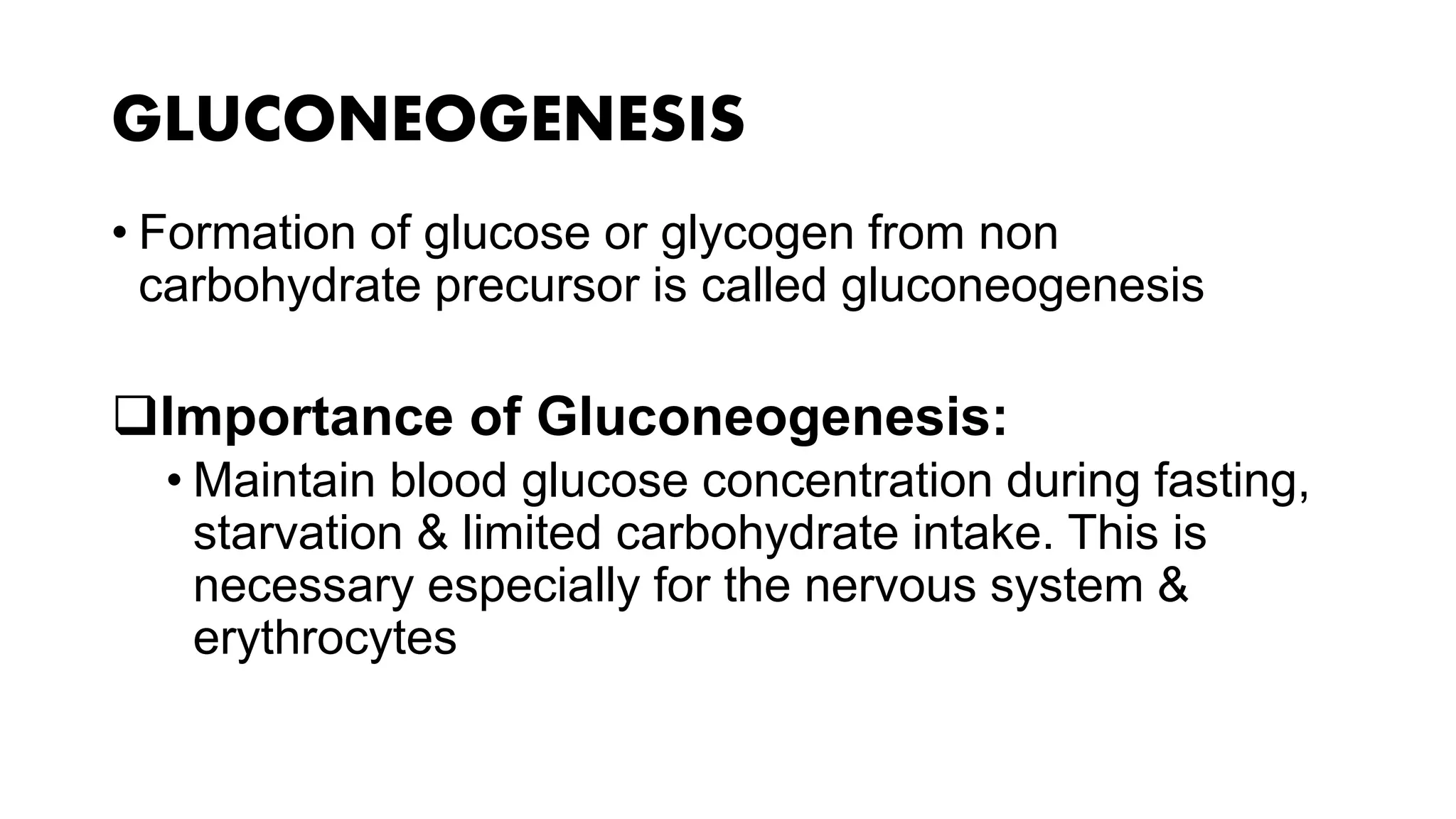 Gluconeogenesis | PPTX
