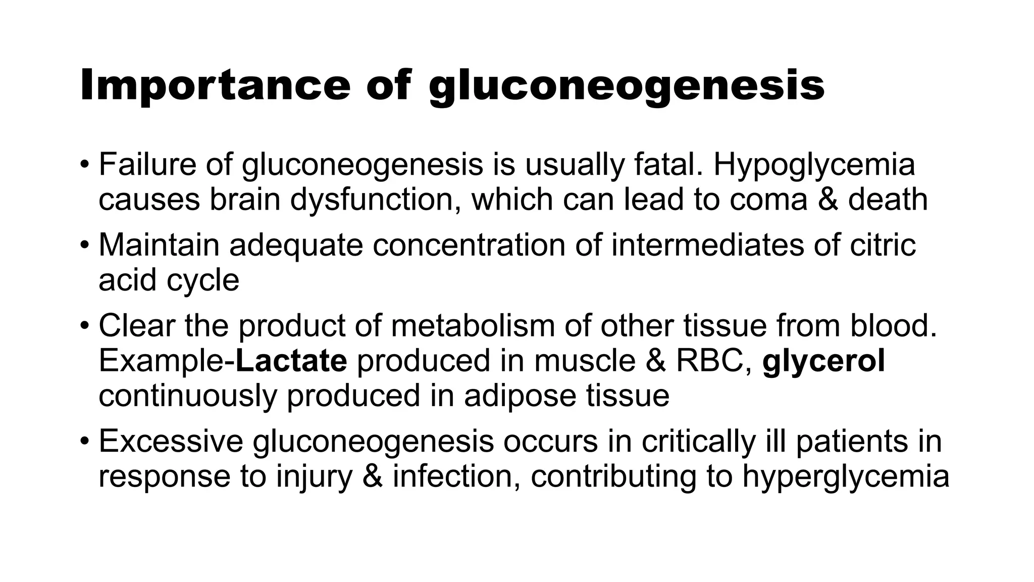 Gluconeogenesis | PPTX