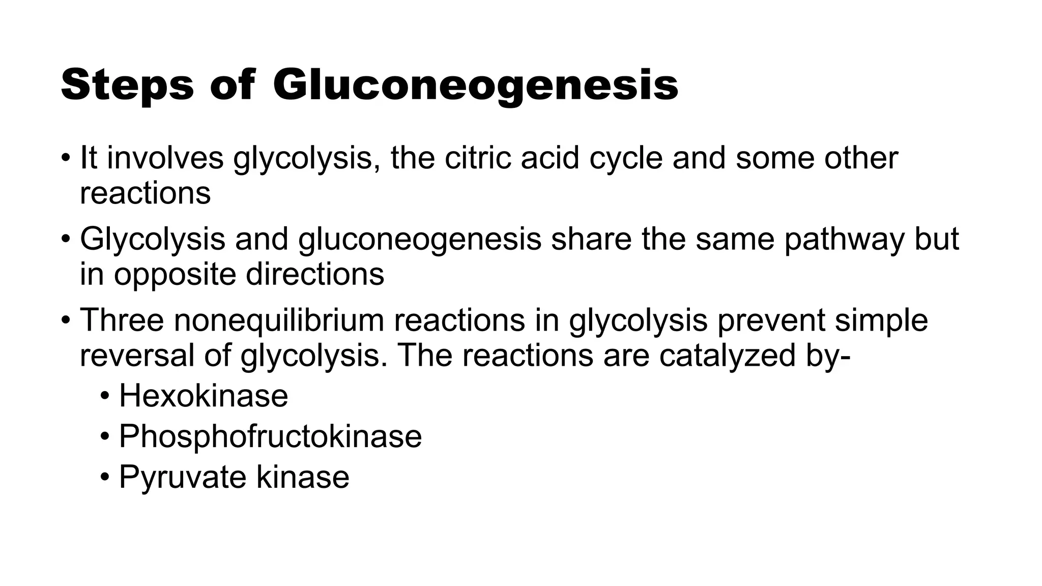Gluconeogenesis | PPTX
