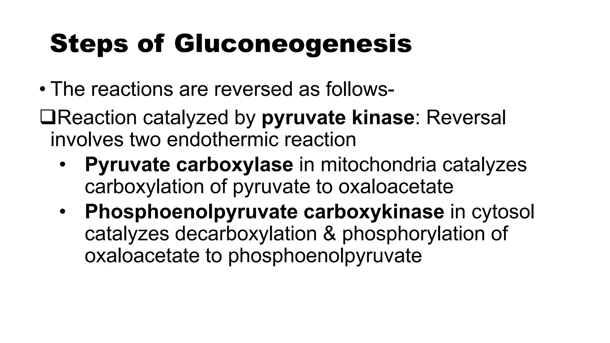 Gluconeogenesis | PPTX