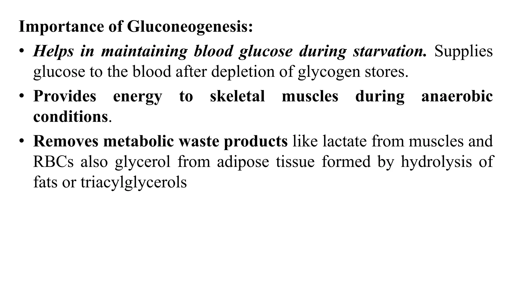 Gluconeogenesis Pathway and various sources of gluconeogenesis | PDF