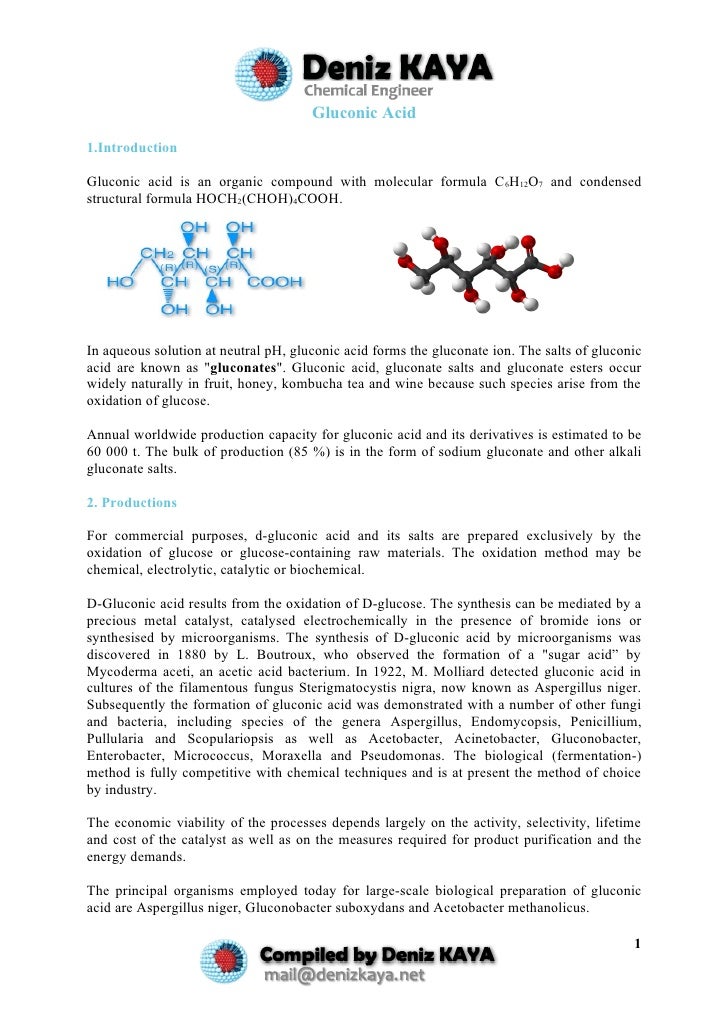 Gluconic Acid